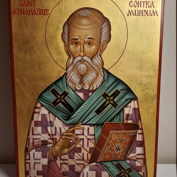 Saint Nicholas of Myra St Nicholas Wonderworker Icon Handpainted ...