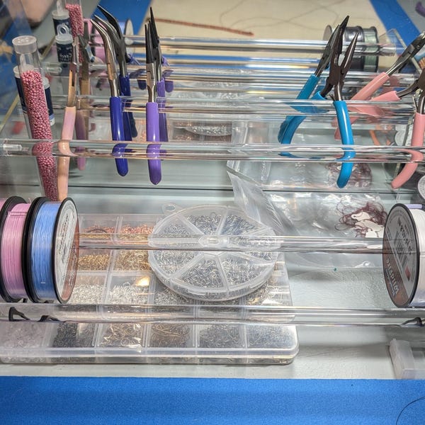 Acrylic Tool and Bead Stringing Organizer (HO625) - Etsy