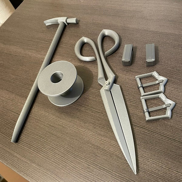 Laudna's Scissors Pâté Hammer Accessories 3D Printed Kit - Etsy