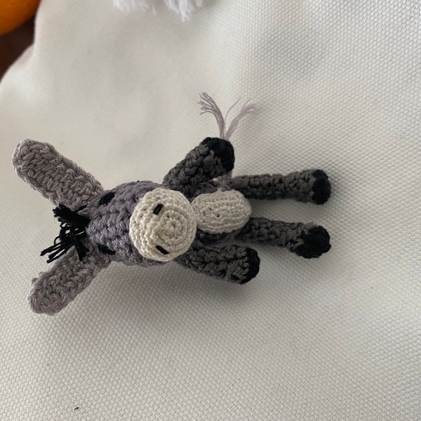 Tiny Crochet Donkey Pattern - Amigurumi Donkey Pattern - PDF Files ...