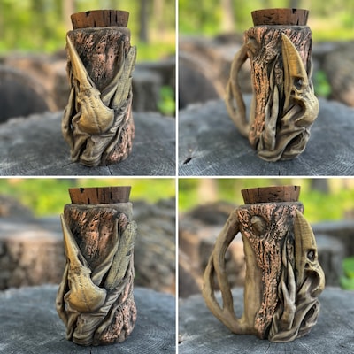 Dragon Urn, Memorial Pet Urn, Small Keepsake Jar for Human Ashes ...