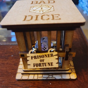 Bad Dice Personalized Square Dice Jail | Etsy