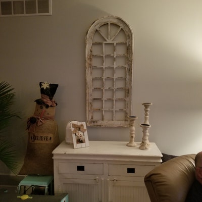 Cathedral Window Frame, Wooden Church Window Frame, Gothic Wall Art ...