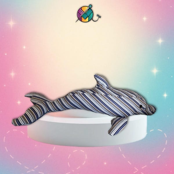 Dolphin Sewing Pattern Pdf for Instant Download. Dolphin Diy Tutorial ...
