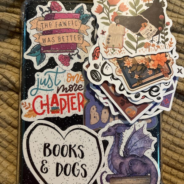 Literary & Book Stamps Sticker Gift Set for Kids, Teens, Teachers ...