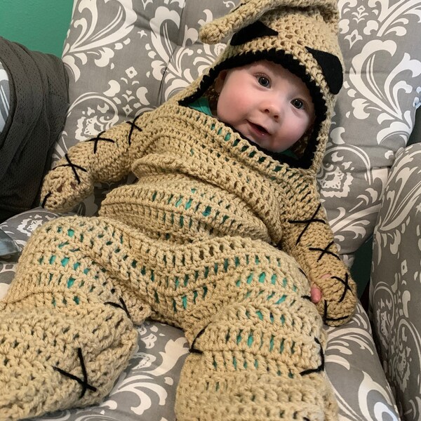 Oogie Boogie Baby Costume ,oogie Boogie Baby Outfits ,newborn Halloween ...