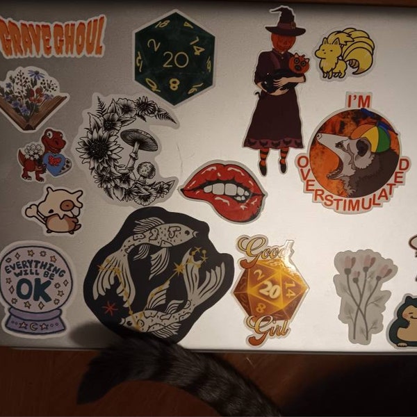 Grave Ghoul Logo Sticker Ghoul Sticker Funny Sticker Spooky Sticker - Etsy