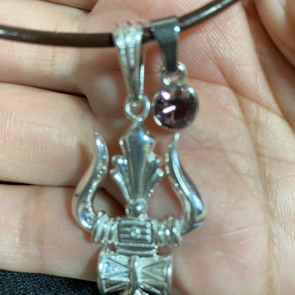 925 Solid Sterling Silver Pendant - Sterling Silver Lord Shiva Pendant ...