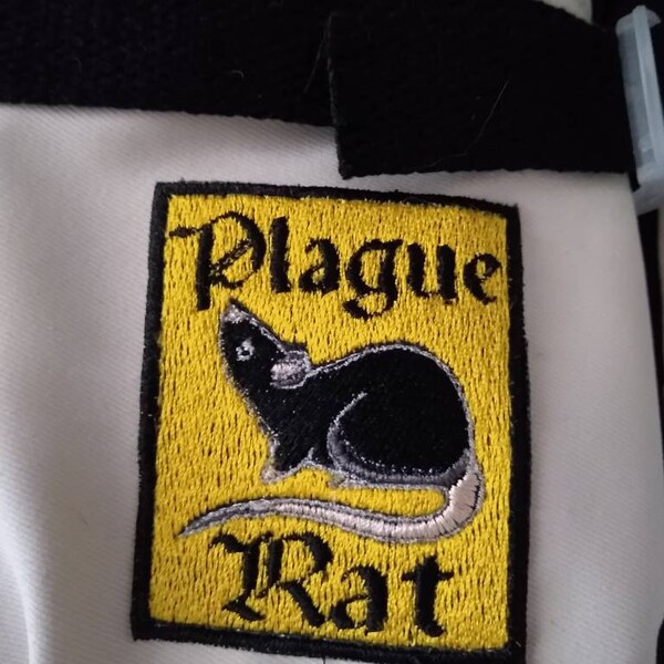 Plague Rat Embroidered Patch - Etsy