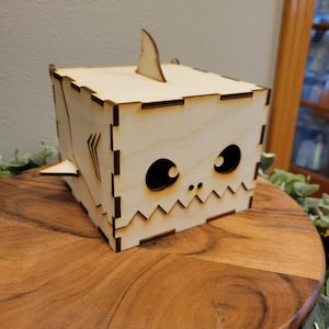 Shark Box 3mm, 3.175mm, 4mm, 5mm. Laser Cut Files SVG, DXF, CDR Digital ...