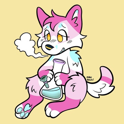 Silly Dog Furry Lineart Pay to Use Base - Etsy