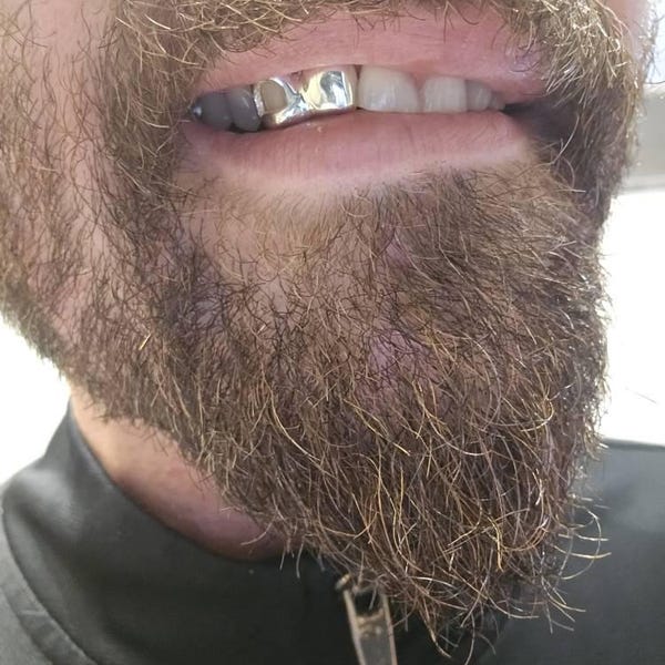 BLACK GRILLZ Hip Hop, Sadboi Style Custom Made Rapper Jewellery Grillz ...