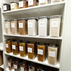 Clean-modern Laundry Room Essentials Labels Water and Oil Resistant ...