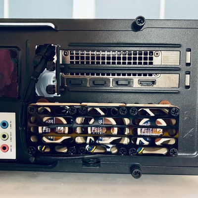 Custom Computer Pc Fan Grill 360mm X 120mm Black Lasercut Acrylic - Etsy