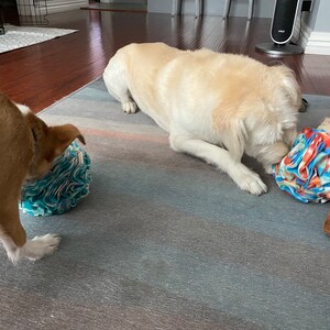 Snuffle Ball Treat Dispenser Treat Ball Canine Enrichment - Etsy