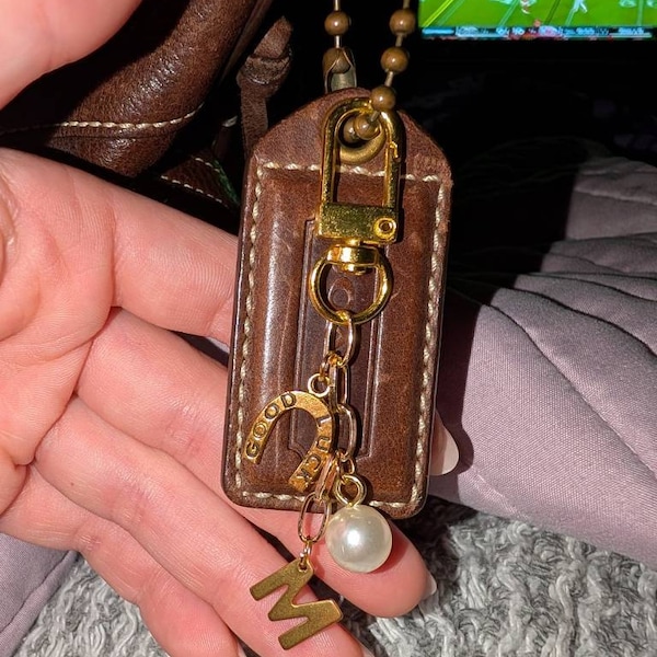 Custom Keychain-personalized Bag Charm, Purse Accessory, Bridesmaid ...