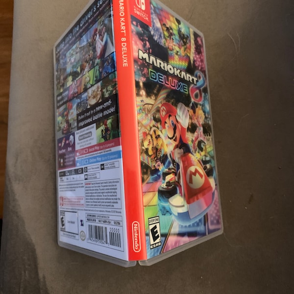 Mario Kart 8 Deluxe Replacement Cover & Case: Double-sided Insert for ...
