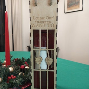 Jailed Wine Box 3mm Box wine Box Digital File... Svg-dxf-ai Immediate ...