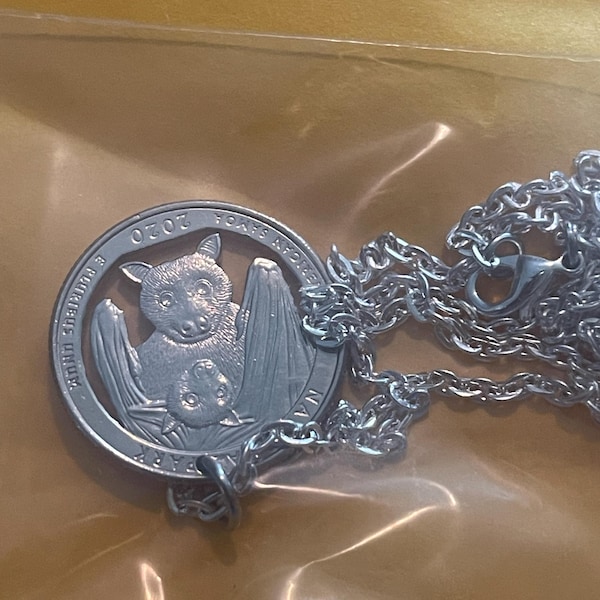 Irish Red Deer Pendant, Irish 1 Pound Coin, Cut Coin Jewelry, Irish ...