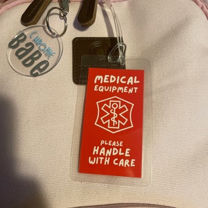 Medical Equipment Tag Medical Bag Tag Medical Alert Tag in Case of ...