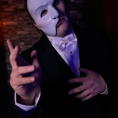 Phantom of the Opera, Howard Mcgillin Broadway Mask, 12K Resin, Custom Sizing - Etsy