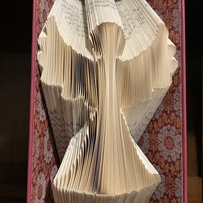 Angel Book Folding Pattern, How to Book Fold Instruction, Downloadable ...