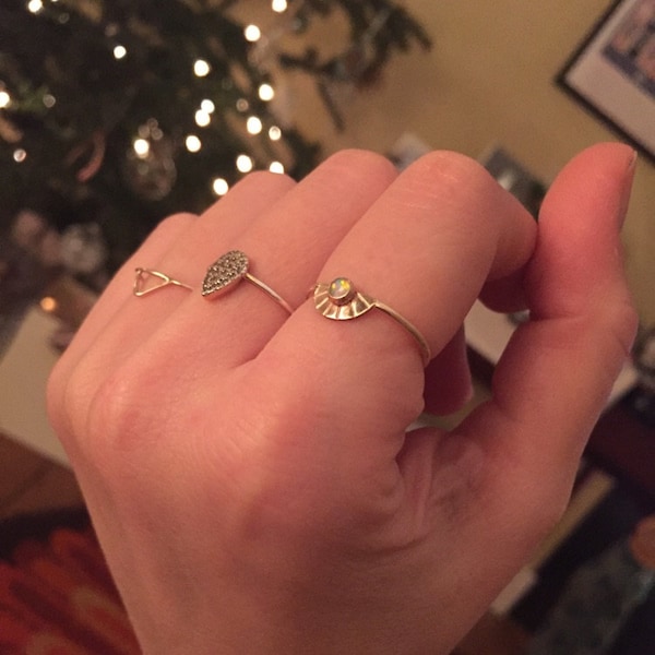 Arc Opal Ring - Etsy