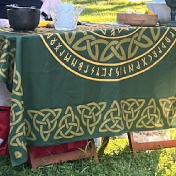 Tablecloth Tarot Home Decor Boho Dining Decor Tarot Lover Gift Tarot ...