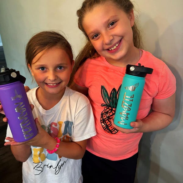 Personalized Kid Water Bottle, Back to School Gifts for Kids, Custom ...