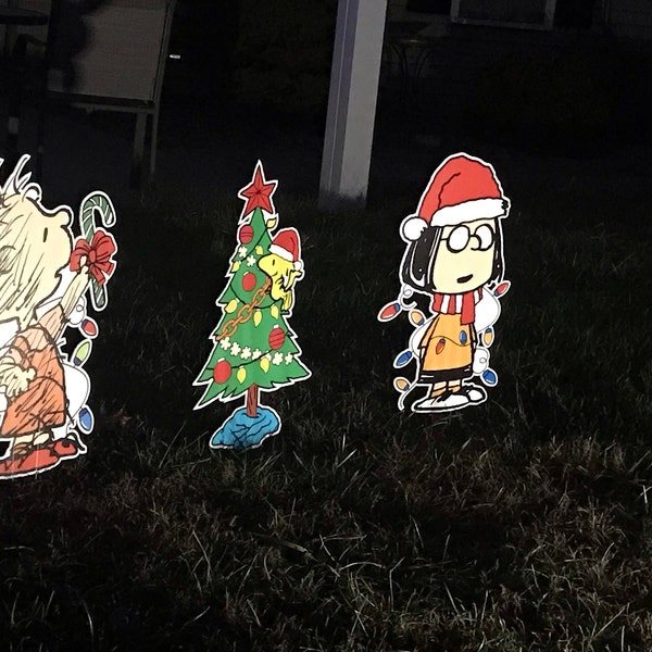 Welcome Great Pumpkin Yard Sign / Linus Brown / Sally Brown / Peanuts ...