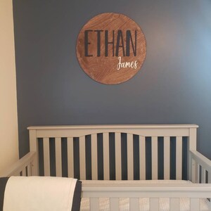 3D Round Initial Sign Round sign flower round floral sign | Etsy