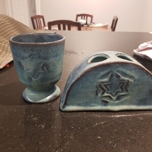 Shabbat Candle Holder/vase/ceramic Box, Unique Handmade Ceramic Shabbat ...