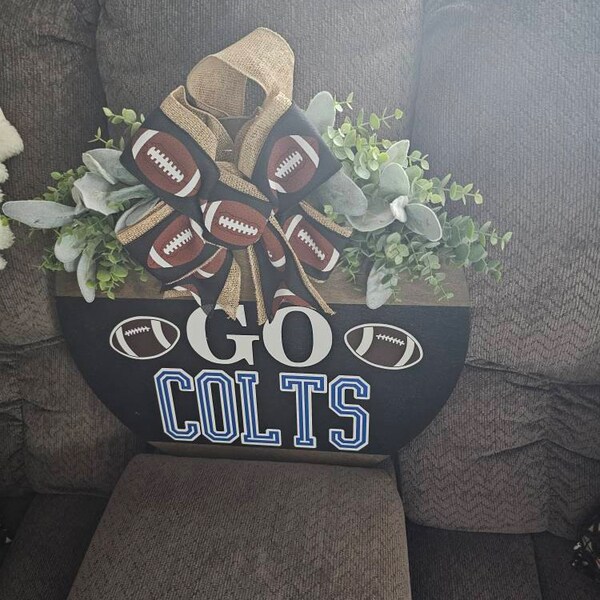 Front Door Decor | Football Sign | Sports Sign | Football Gift ...