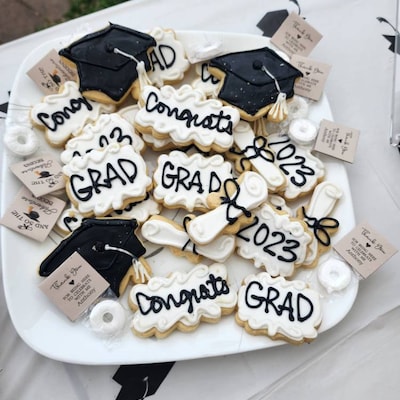 Graduation Sugar Cookies Grad Party Favors Grad Party Sweets - Etsy