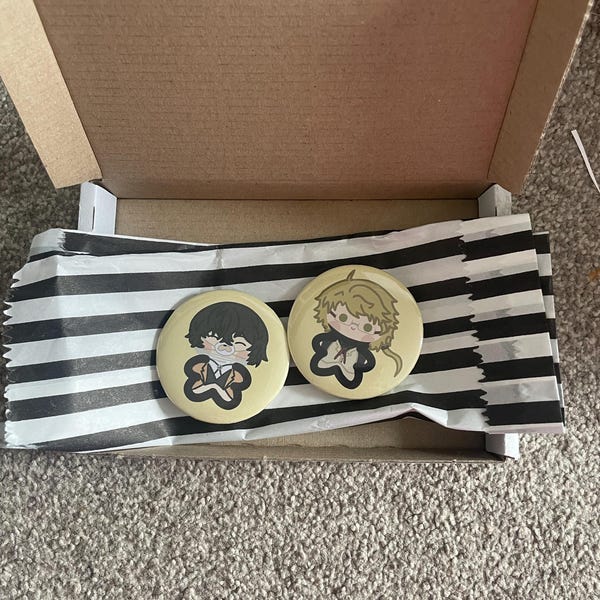 Bungo Stray Dogs Button Badges! - Etsy