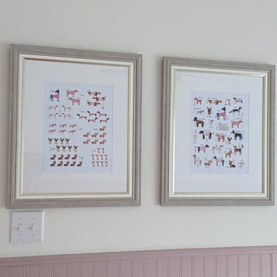 Printable Dogs Alphabet and Numbers Set for a Dog Lover, Dog Alphabet ...