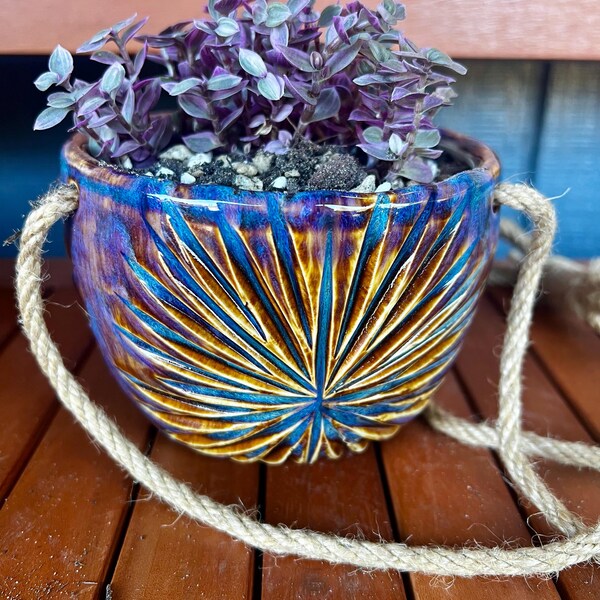 Wheel Thrown Ceramic Planter | Hand Made Planter | Succulent Planter - Etsy
