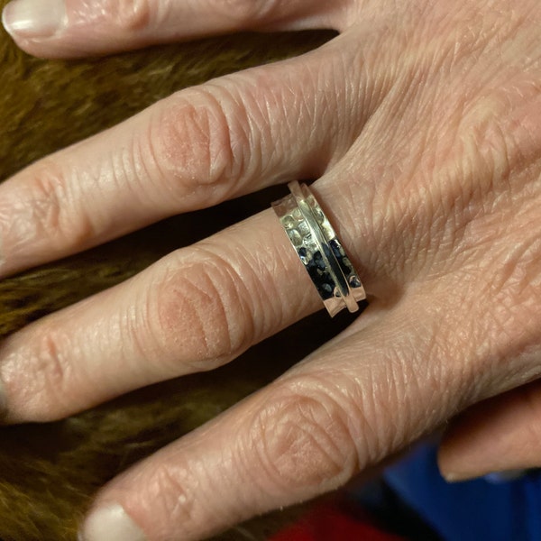 Silver Spinner Ring, Infinity Ring, All That Glitters, Silver Spinner ...