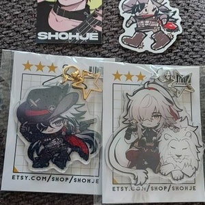 HONKAI STAR RAIL Set 5 Natasha / Welt / Himeko / Herta Chibi Keychain ...