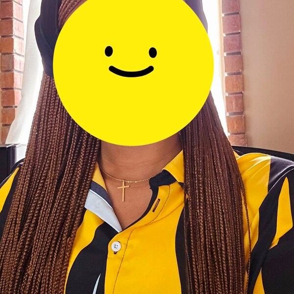 Small Knotless Box Braid Wig -5x5 Closure (medium Cap Size) - Etsy