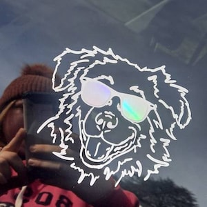 Long Haired Dachshund Decal FULL BODY, Dog, Vinyl Decal, Car Decal ...