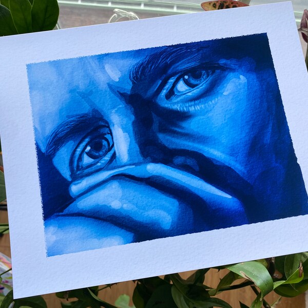 Bo Burnham Fan Art, "inside" Still, Watercolor Painting, Archival Fine ...