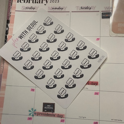 Planner Sticker Phone Call - Etsy