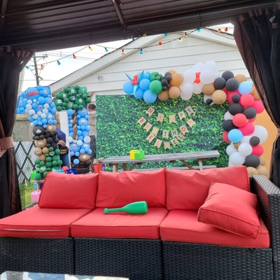 Happy Birthday Burlap Banner, Happy Birthday Bunting, Happy Birthday ...