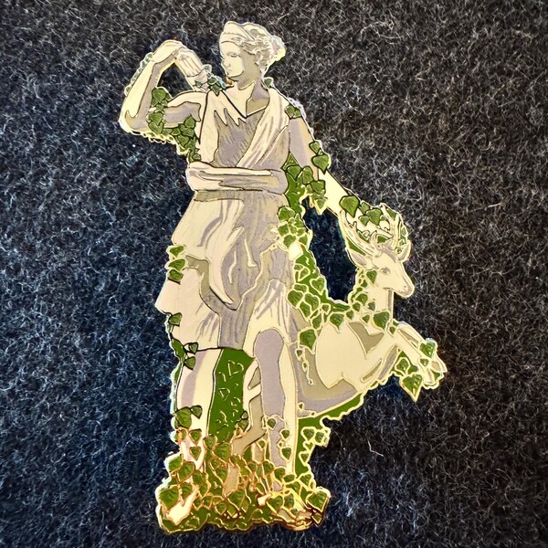 Athena Silver Enamel Pin! Greek God Enamel Pin - Etsy