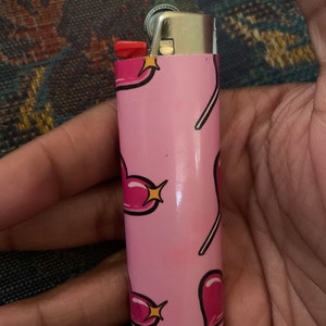2 Pack Cute Pink Stoner Lighter Wraps Wrap Only Bic - Etsy
