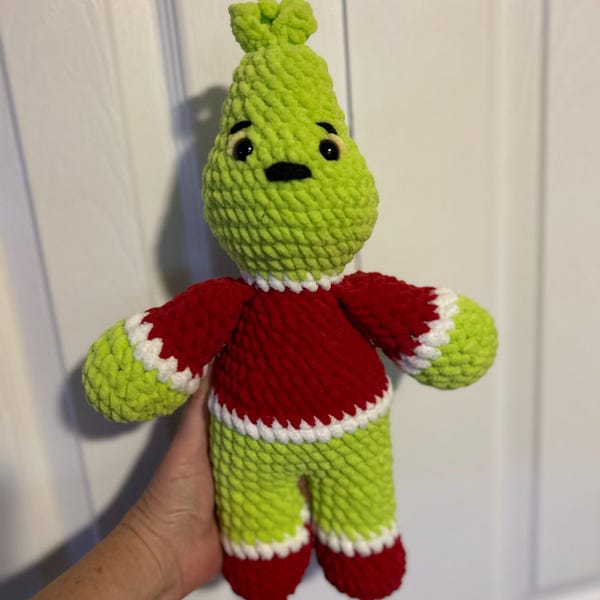 Green Meanie Crochet Pattern LOW SEW 2 Styles Included Amigurumi PDF ...