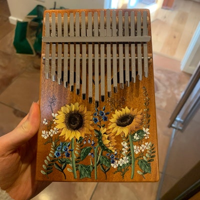 Dark Barrel Series 17key Kalimba Wolf Engraving - Etsy