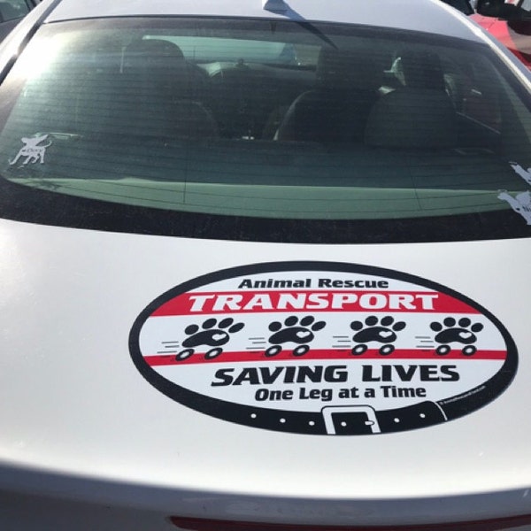 VEHICLE SIGN - Freedom Ride in Progress - Animal Rescue Transport - 17 ...