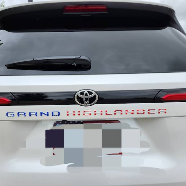 Raised Reflective Decals Stickers Insert Letters Compatible With 2024 ...